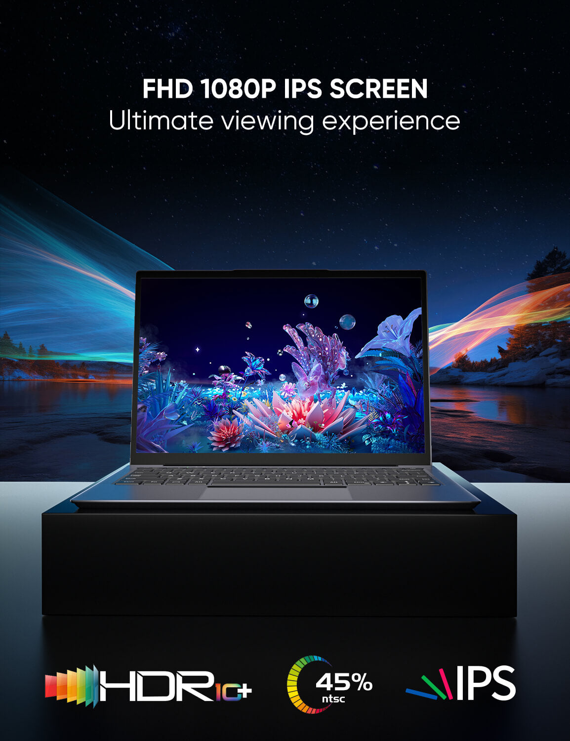 Dopesplay 14.1 Inch 1200p HDR IPS Portable Monitor With Keyboard Built